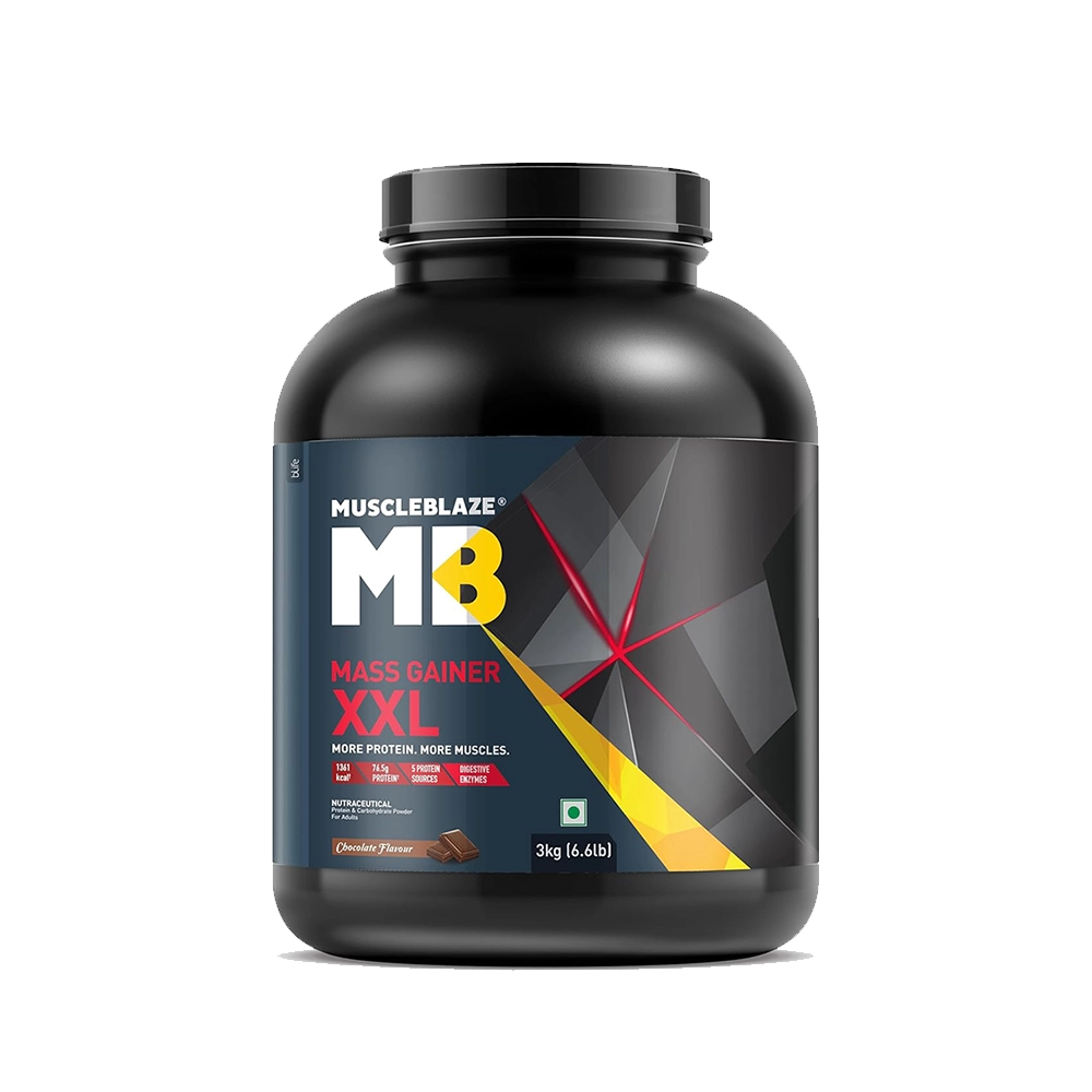 MB XXL Mass Gainer (Chocolate) - 3 kg | Muscle Growth