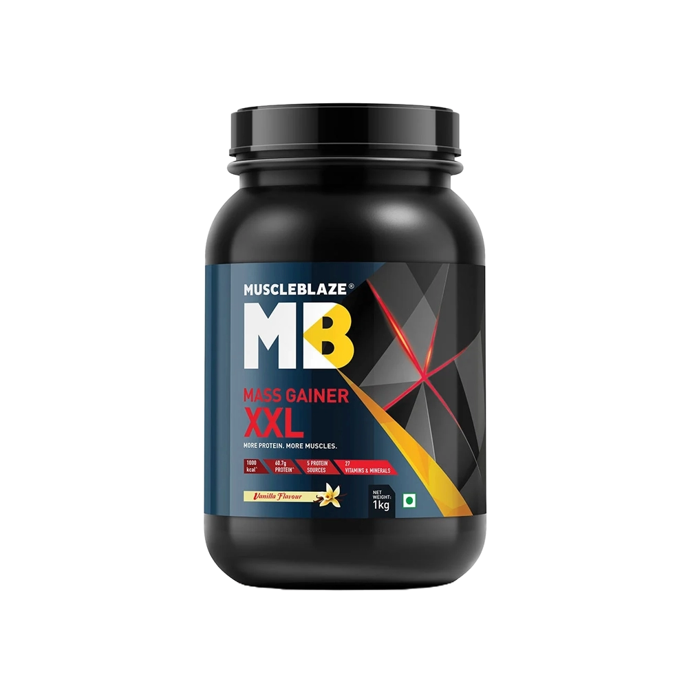 MB XXL Mass Gainer (Vanilla) - 1 kg | Weight Gainer