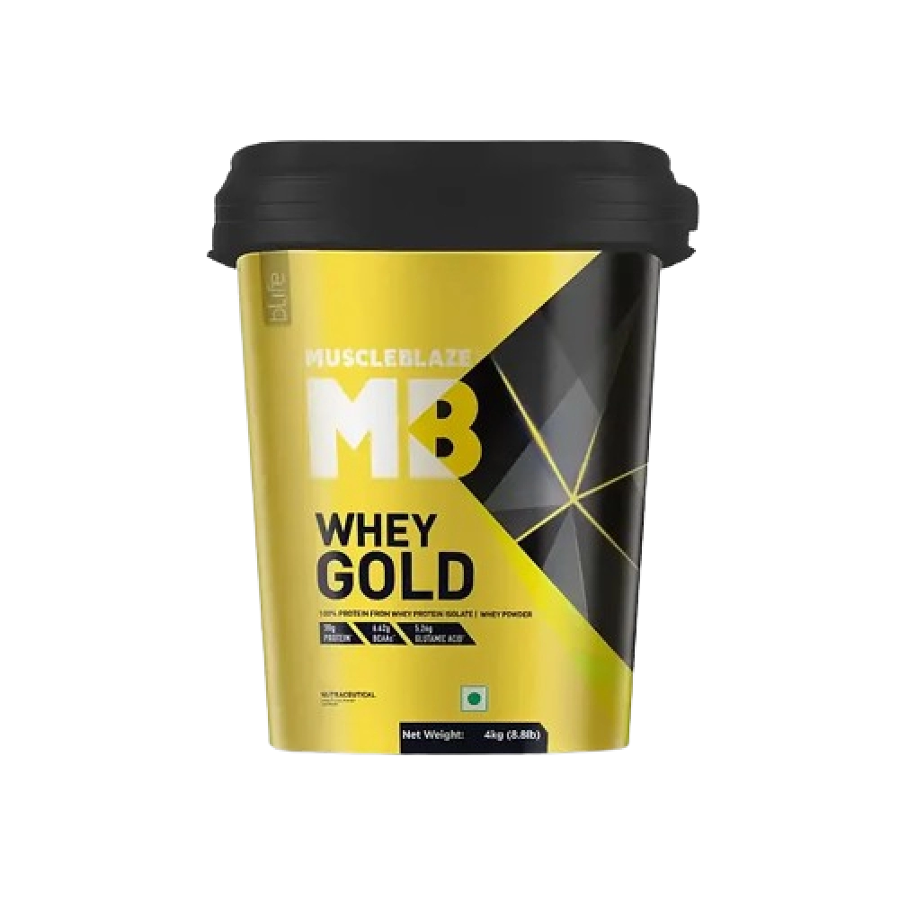 MB Whey Gold (Chocolate) - 4 kg | 100% Whey Protein Isolate