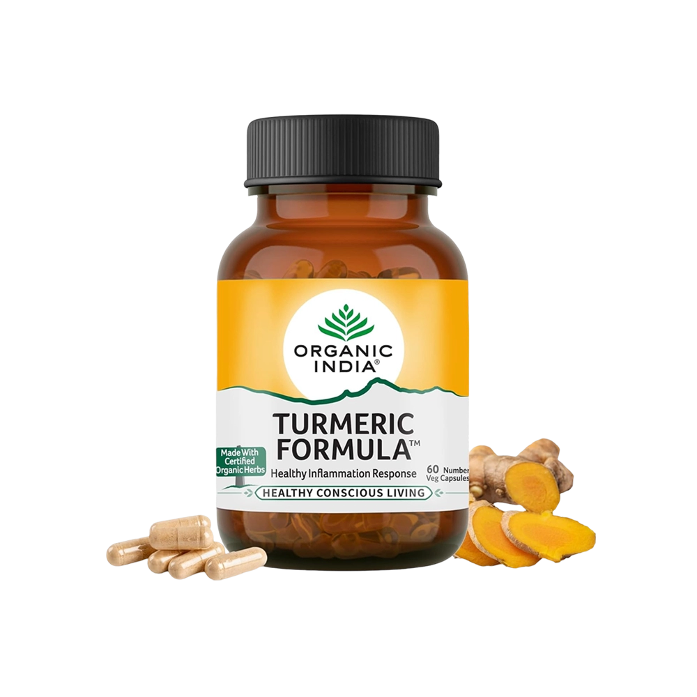 Organic India Turmeric Formula Capsules (Unflavoured) - 60 Capsules