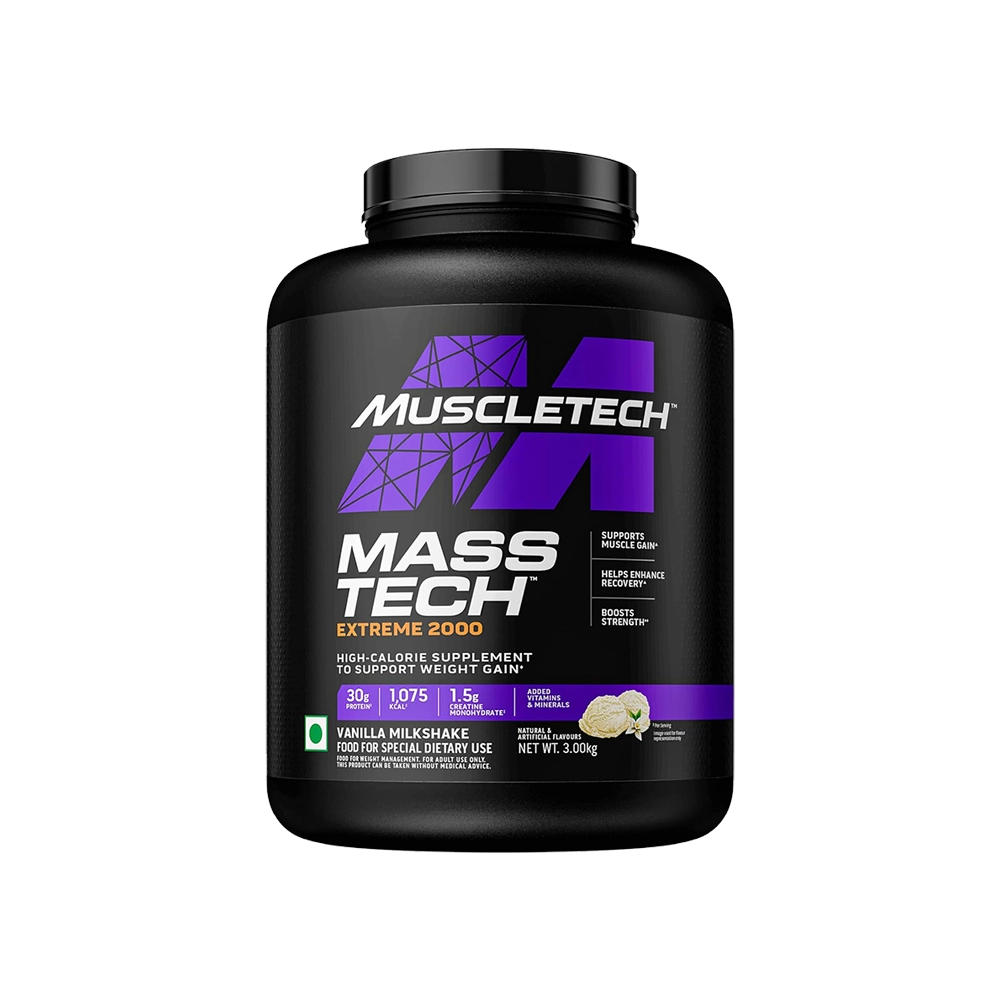 MuscleTech MassTech Elite High Protein Food for Weight Gainer (Vanilla ...
